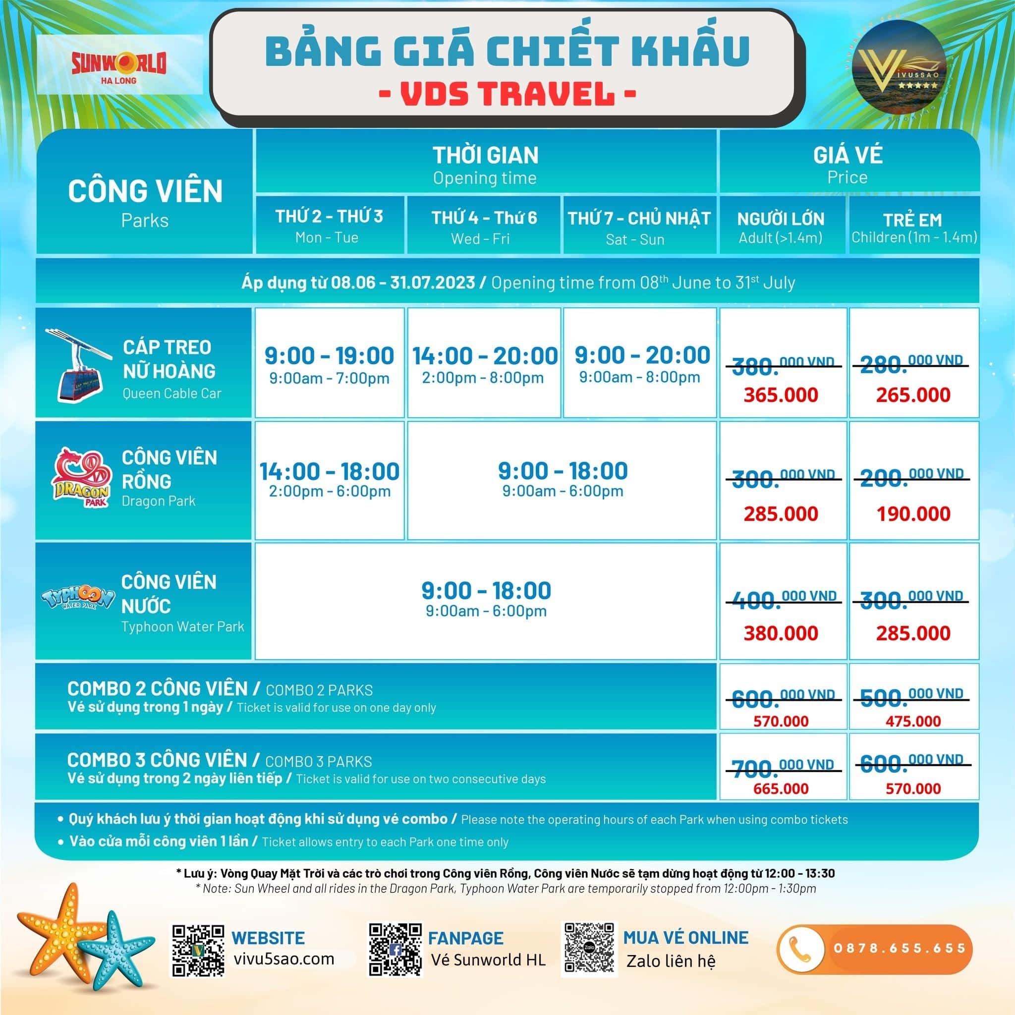 Công viên nước Hạ Long 2023 | SunWorld Hạ Long Complex